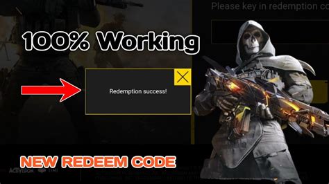 Todays New Working Redeem Code Codm Cod Mobile Working New Redeem