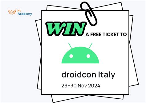 Win A Free Ticket To Droidcon Italy