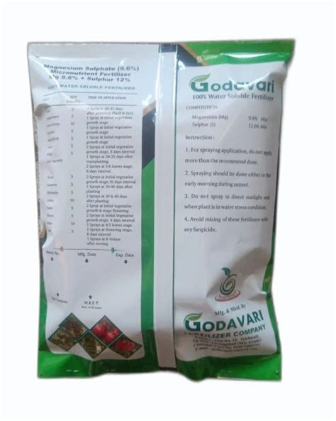 Powder Godavari Magnesium Sulphate Micronutrient Fertilizer 1 Kg At