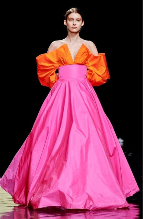 Orange Pink Dress