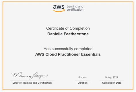 Completed The Aws Cloud Practitioner Course Today The Exam Is Next Danielle F 16 Comments