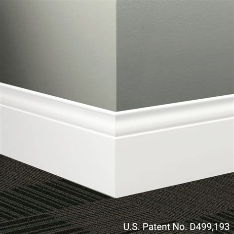 Tarkett Johnsonite Millwork Inflection 5 1 4 69 Sterling Silver 5 25