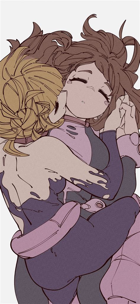 Uraraka Ochako And Toga Himiko Boku No Hero Academia Drawn By