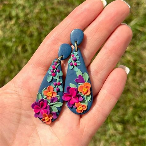 Clay Earrings Etsy