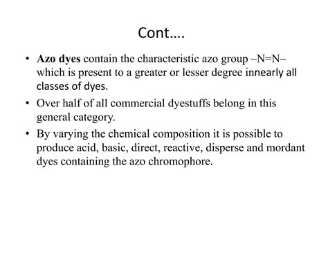 Azoicdyes Ppt~1 Pdf