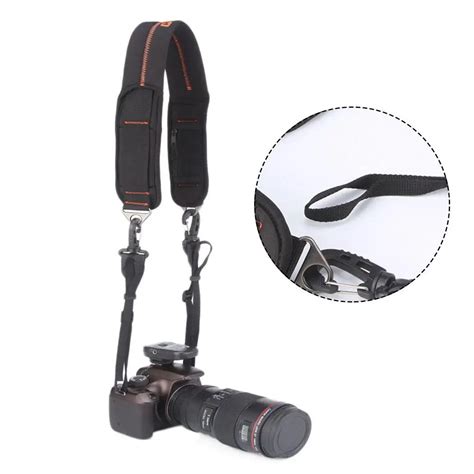 카메라 스트랩 단일 어깨 슬링 벨트 목 스트랩 카메라 Slr Dslr 블랙 카메라 액세서리에 대한 조절카메라 끈 Aliexpress
