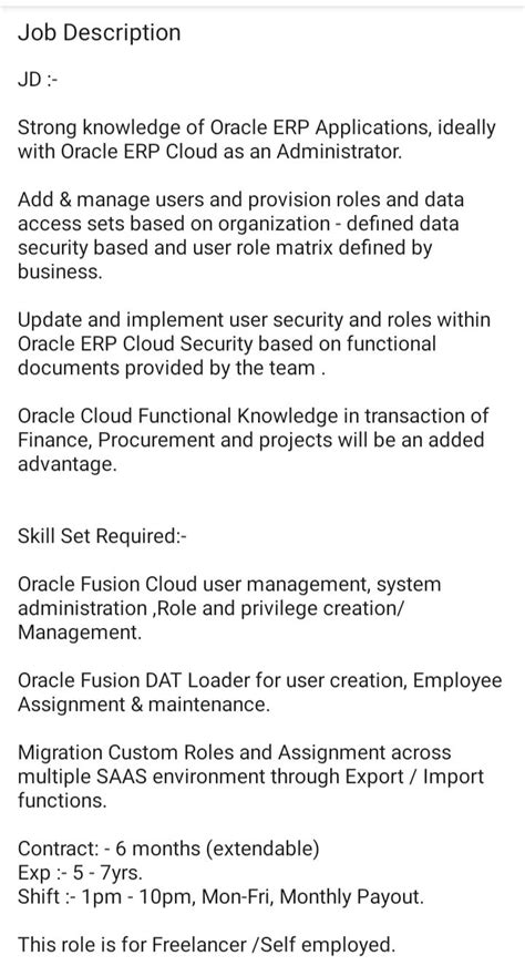 anu gulati on linkedin hiring contractual oracle erp fusion