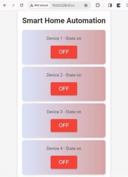 IoT Home Automation Using ESP WebServer With PCB