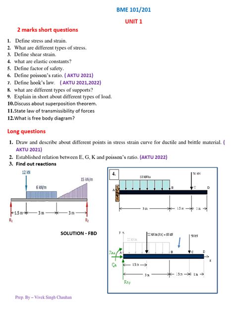 Important Questions Of Bme 101 Pdf Pressure Measurement Actuator
