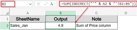 Excel Indirect Function To Reference Different Sheets Excel Insider