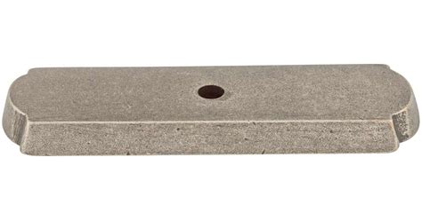Top Knobs M1430 Rectangle 2 12 Inch Long Knob Backplate From The Aspen