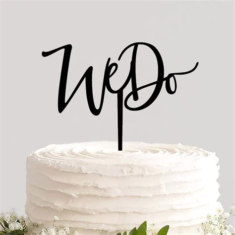 Black Wedding Cake Toppers Monogram