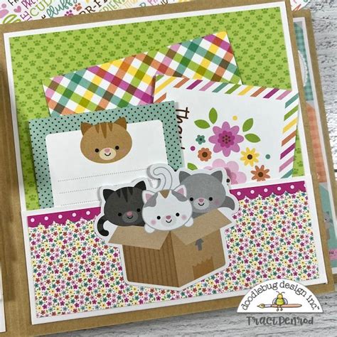 Doodlebug Design Inc Blog Pretty Kitty Here Kitty Kitty Mini Album