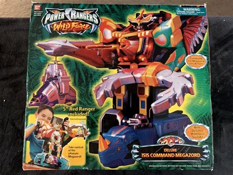 Power Rangers Wild Force Deluze Isis Command Megazord W Box See