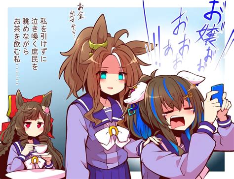 Daitaku Helios Mejiro Palmer And Daiichi Ruby Umamusume Drawn By