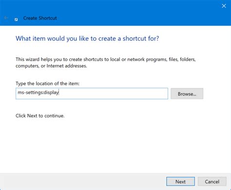 创建自定义windows 10设置快捷方式以链接到特定设置页面 帮助台 2025