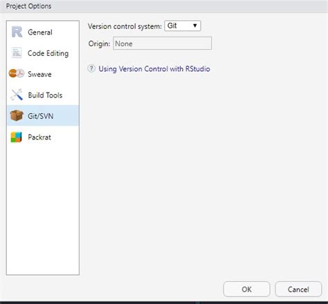 Rstudio The Directory Name Is Invalid Git And R Studio Version Control Stack Overflow
