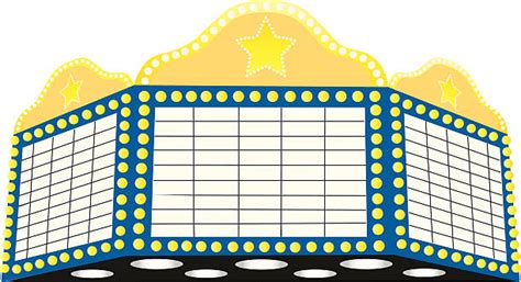 140 Theater Marquee Clip Art Stock Illustrations Royalty Free Vector