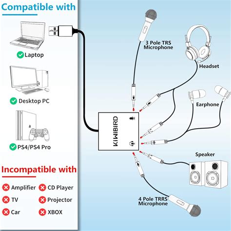 Headphone Jack Adapters Kiwibird Usb To 35mm Audio Jack Adapter