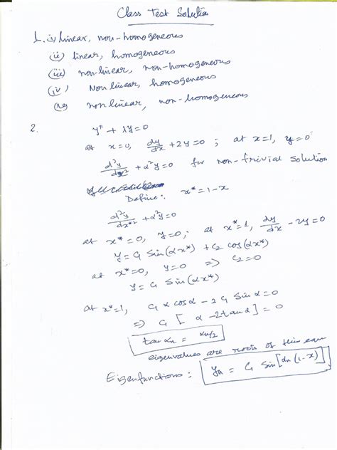Class Test Solution Pdf