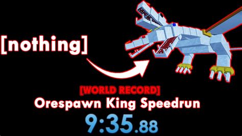 Wr Orespawn Speedrun 935 Youtube
