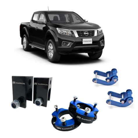 Kit Lift Frontier 2008 A 2016 15 Polegadas Com Jumelos Blue Rocks