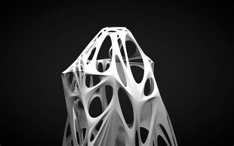 Spatial Grid By Mario Stoyanov Via Behance Biomimicry Architecture Spatial Architecture