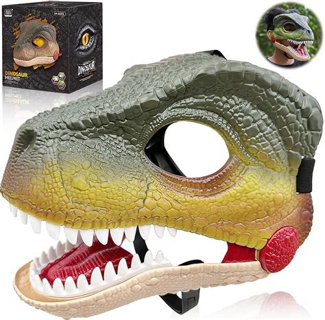 Pickona Dino Mask Dinosaur Mask Dino Masks Moving Jaw Halloween