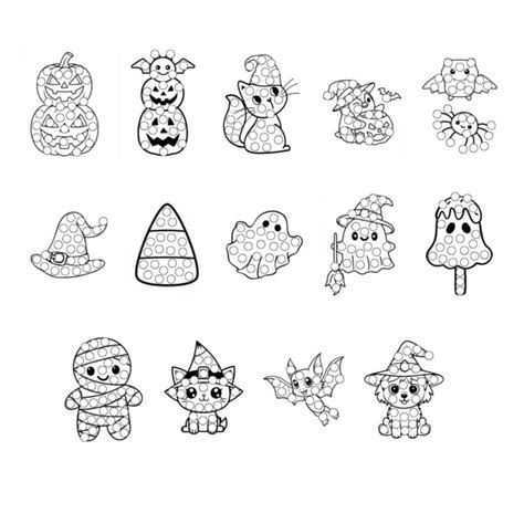 Halloween Dot Marker Coloring Pages 14 Fine Motor Activities For