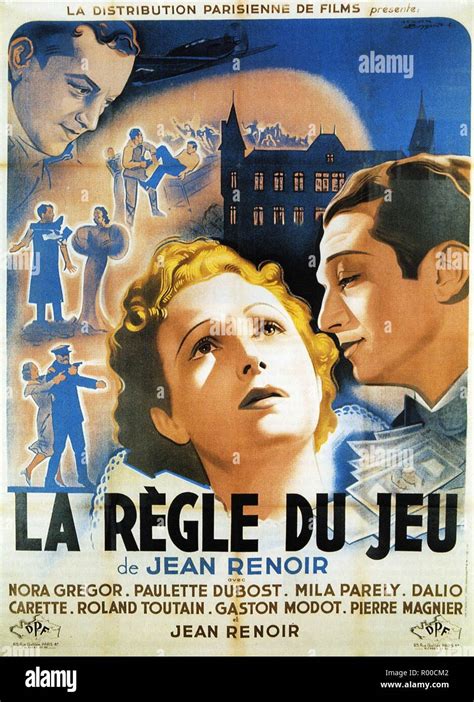 La Regle Du Jeu The Rules Of The Game Year 1939 France Director