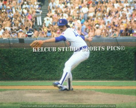 Dennis Eckersley Hof Photo Chicago Cubs Wrigley Field Original