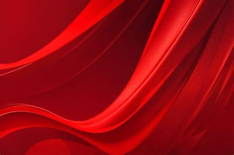 Premium Ai Image Red Flow Background