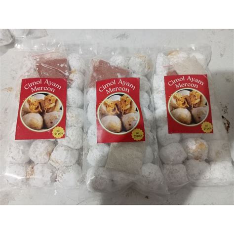 Jual Cimol Isi Ayam Pedas Shopee Indonesia