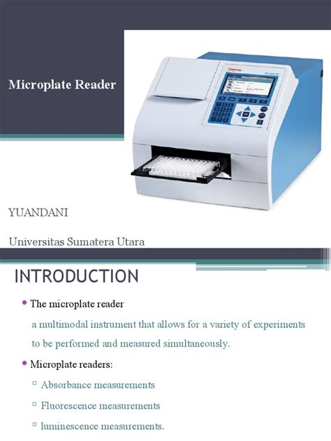 Multiwell Microplate Reader Overview Pdf Chemistry Scientific