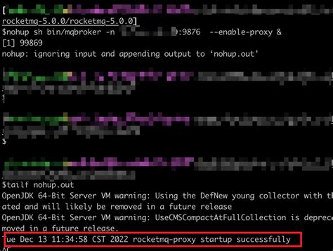 Proxy Service Didnt Started · Issue 5653 · Apacherocketmq · Github