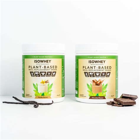 Isowhey Plant Based Meal Replacement Shake Chocolate 550g