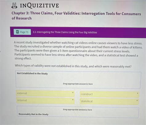 Solved Inquizitivechapter 3 Three Claims Four Validities