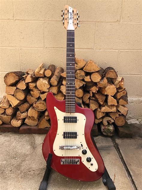 Murph Squire 12 String Guitar 1966 Candy Apple Red Reverb