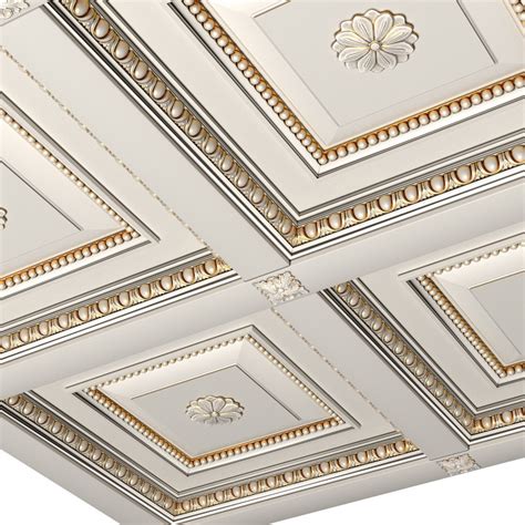 Classical Modern Coffered Ceiling 3d Model Cgtrader