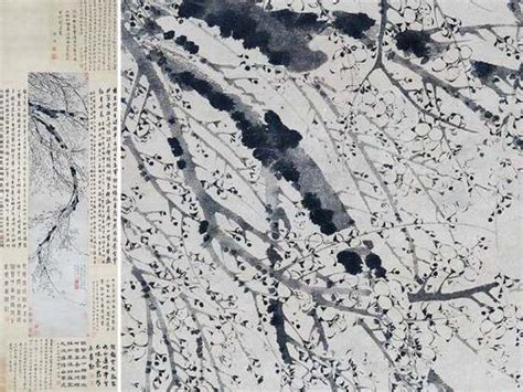 王冕绘画 元代画家王冕墨梅图作品高清大图下载 集古作网