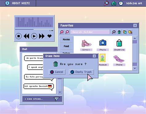 90s Ux Interface Motion Design On Behance Nostalgic Tech Wallpaper
