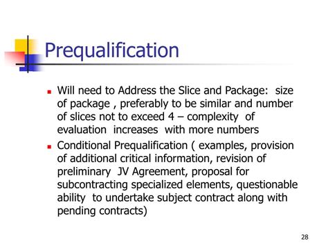 Ppt Prequalification Powerpoint Presentation Free Download Id3209592