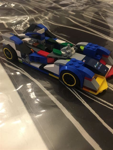 When You Wont Get The Formula E Lego Set So You Build It With Leftover Pieces In The Box