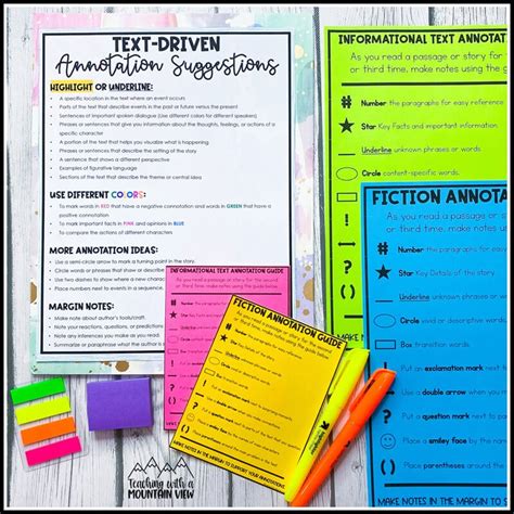 Awesome Annotation Activities Teaching Expertise