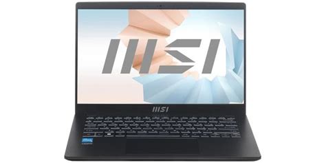 Купить 14" Ноутбук MSI Modern 14 C12M-233XRU черный в интернет-магазине ...