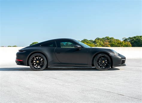 Wrapping A Porsche 911 Matte Black Vip Auto Accessories Blog