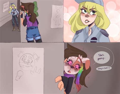 Vanny Meets The New Security Guard Fnaf Funny Fnaf Drawings Fnaf Comics