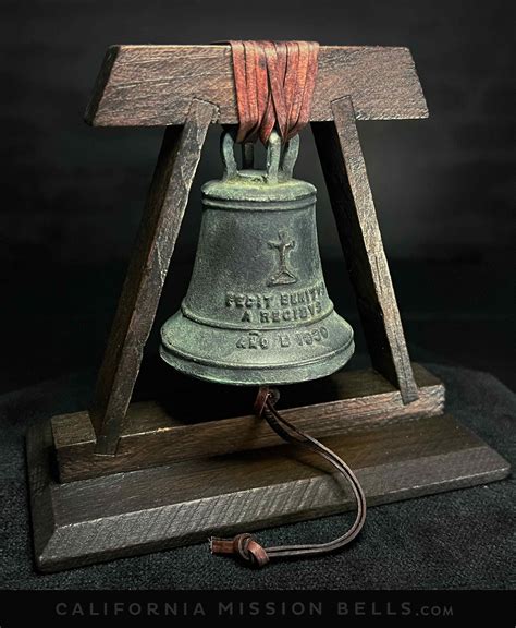 Antique Mission San Gabriel Bell Display — California Mission Bells