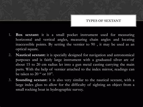 Minor Instruments In Surveying Pptx