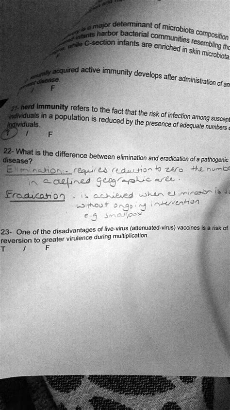 Solved Iajor Detenminant Of Microbiota De Harbor Bacteral Communities Composttiont C Section